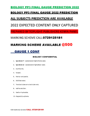 Biology Form 2 Notes for High School - FORM TWO BIOLOGY By the end of ...