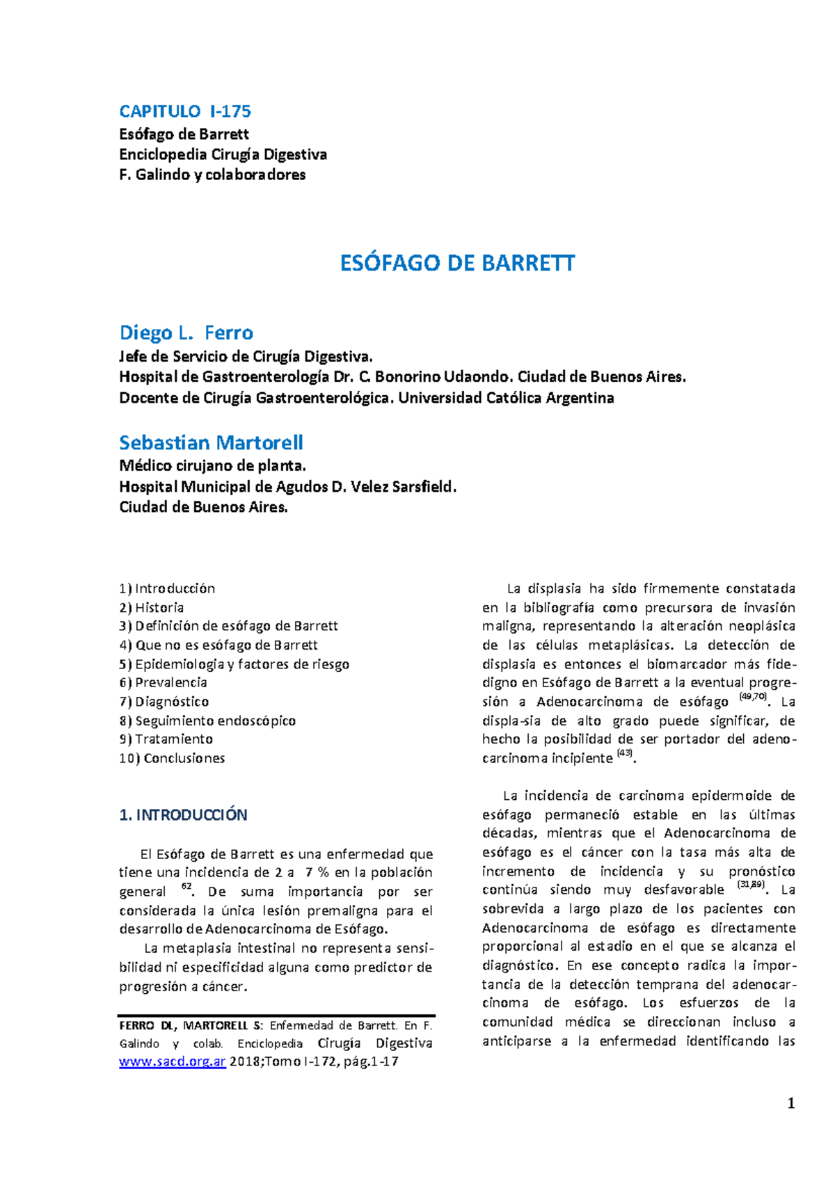 Esofago-de-Barrett - El Esófago de Barrett es una enfermedad que tiene ...