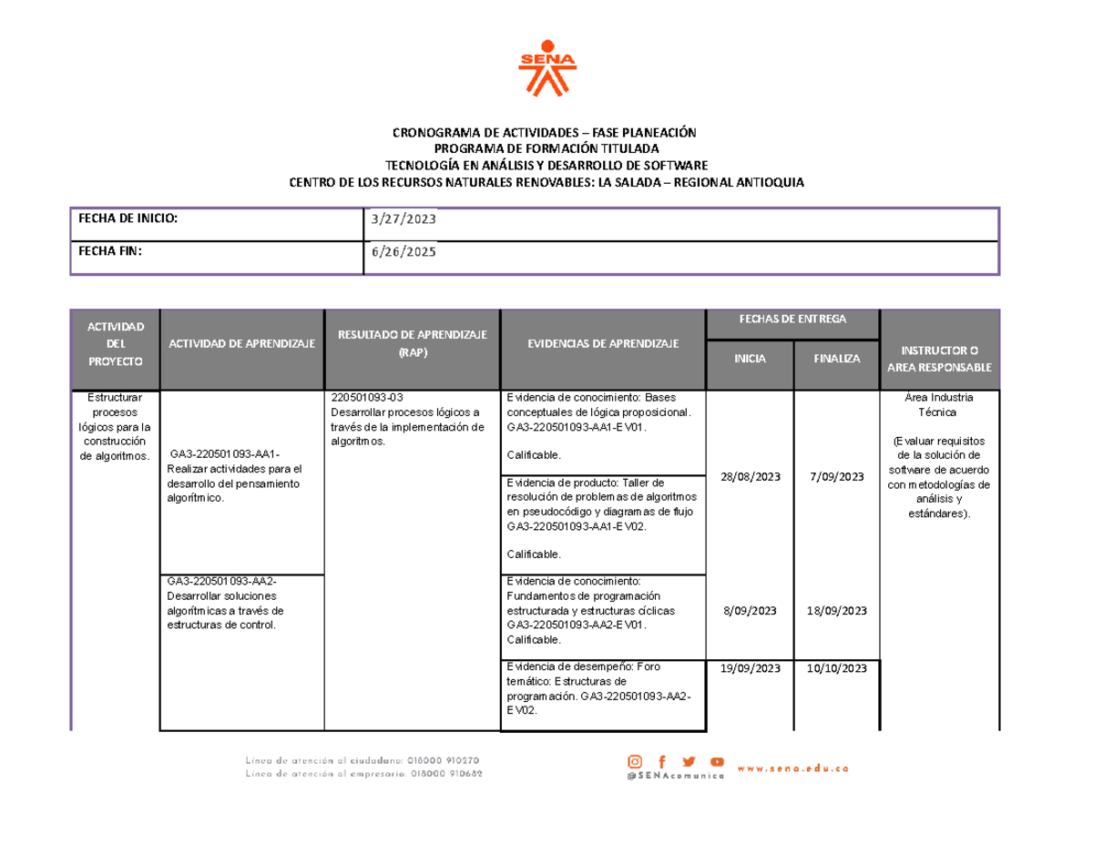 Cronograma Fase Planeacion 4464bc89975 ab2e - CRONOGRAMA DE ACTIVIDADES ...