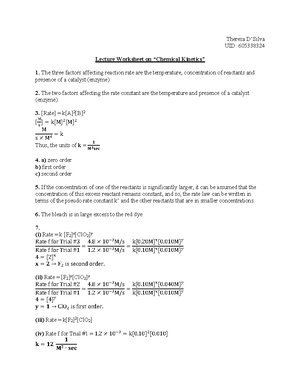 Formula hydrate - chem lab work - Chem 14BL - Studocu
