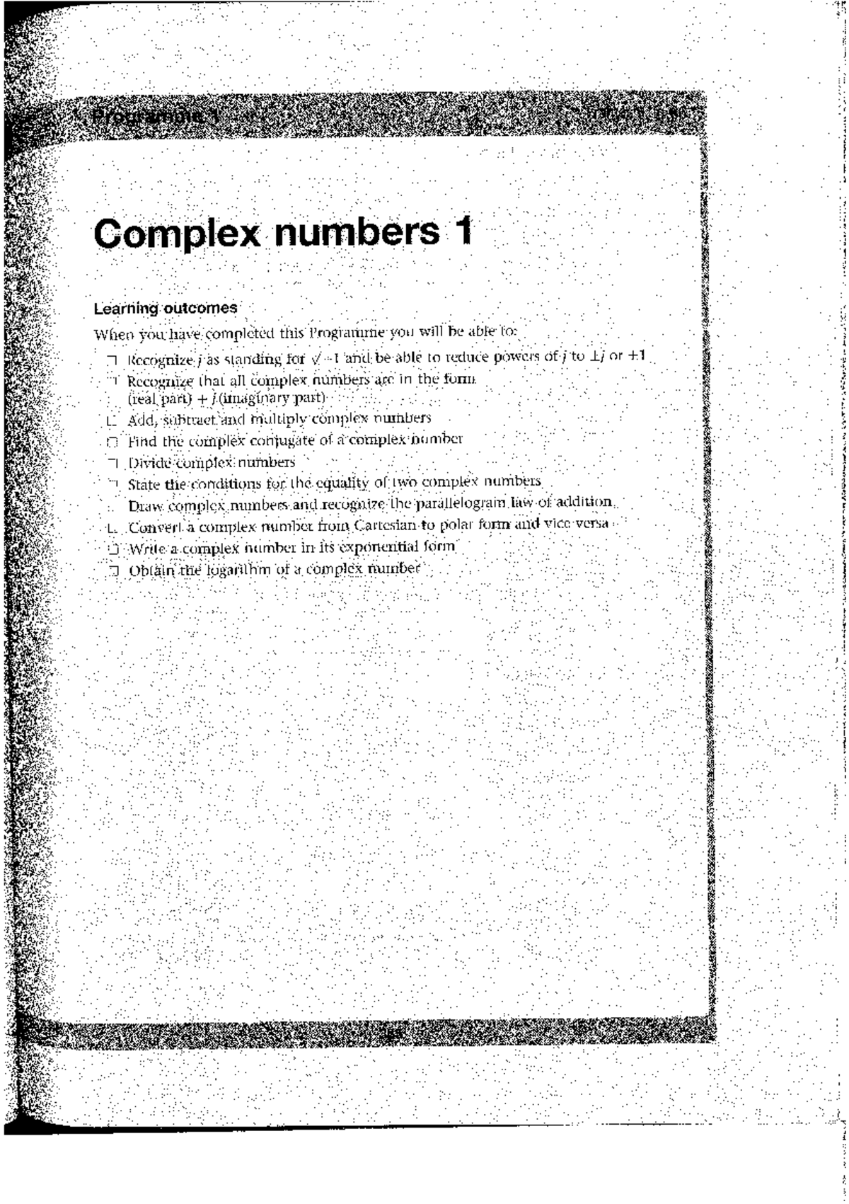Complex numbers - Electrical Engineering - Studocu