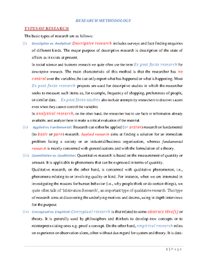 Week 1 - Research Methodology - Introduction - RESEARCH METHODOLOGY ...