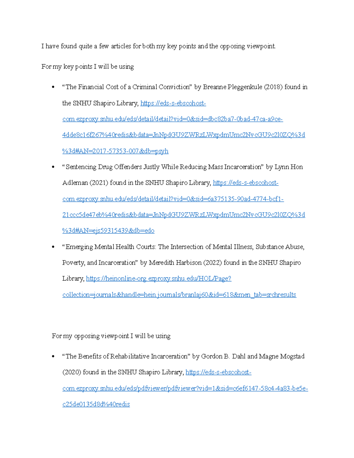 3-4 Assignment: Annotating Your Sources - I have found quite a few ...