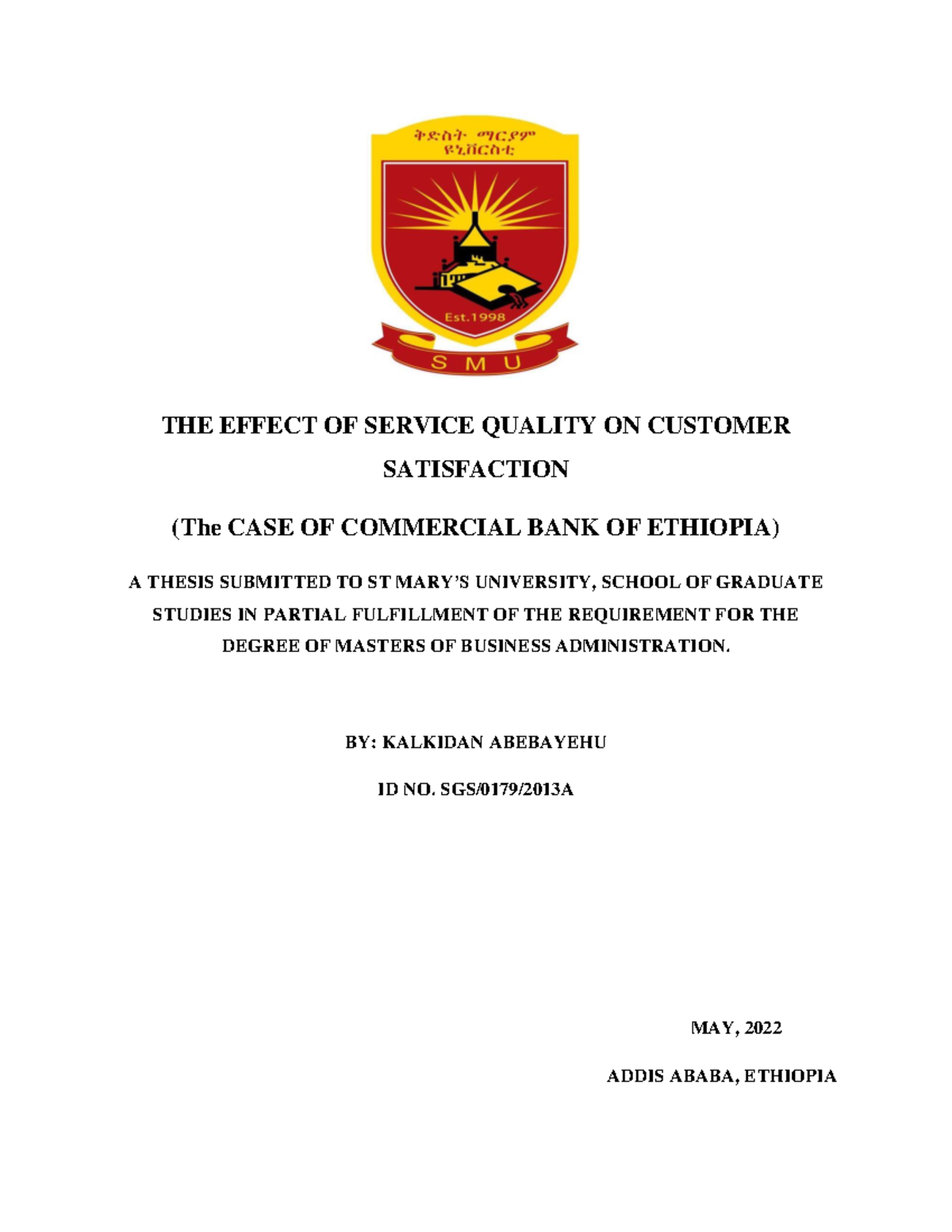 Cusstomer survice pdf - note - THE EFFECT OF SERVICE QUALITY ON ...