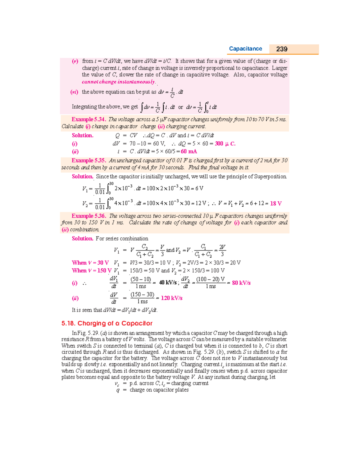 Transient Currents - Kannur University 3rd year physics material ...