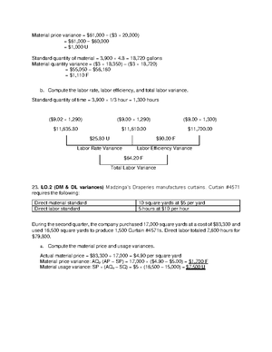 COST Homework-6 - Cost exercise - Budgeted FOH per month = $250,800 ÷ ...