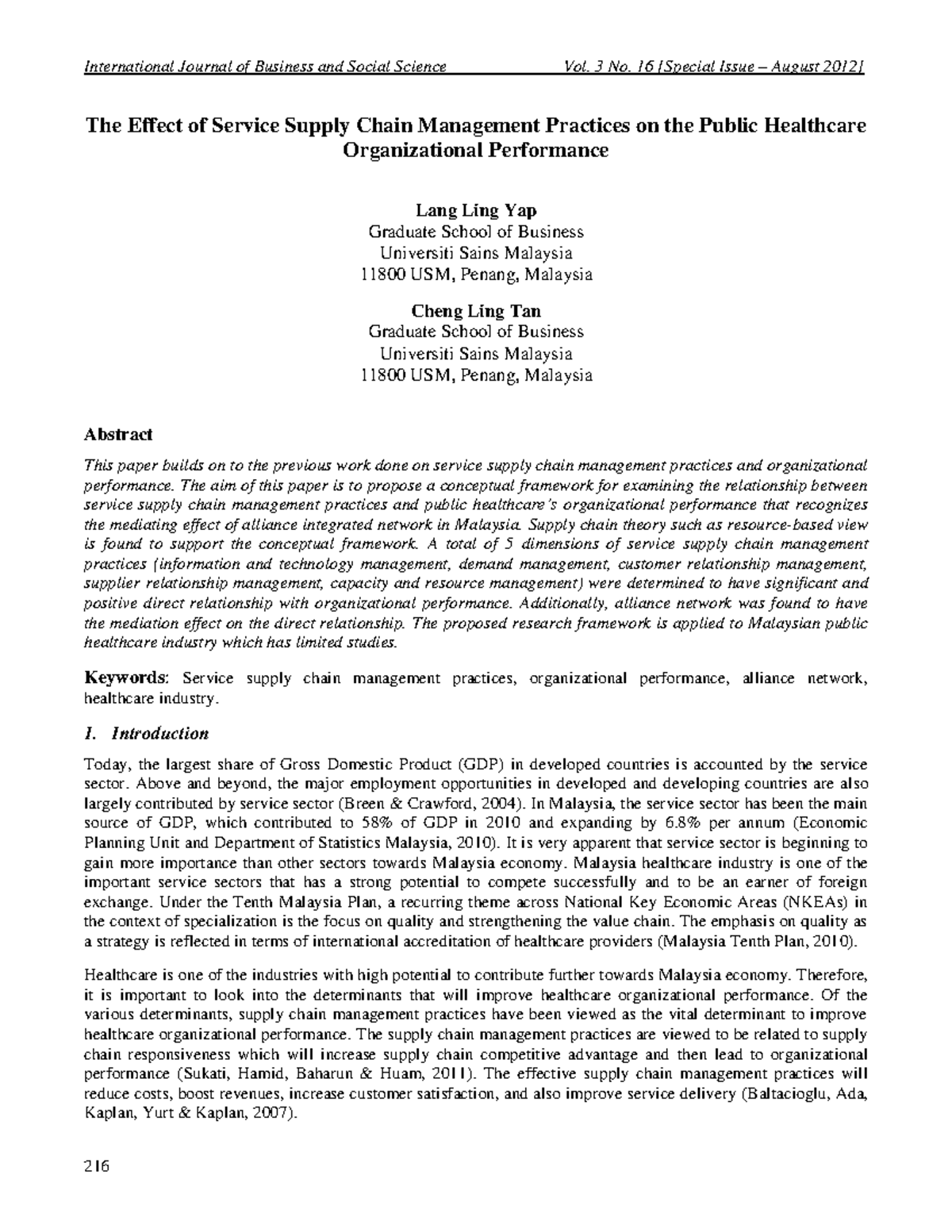 Sample A (Concept Paper) - International Journal of Business and Social ...