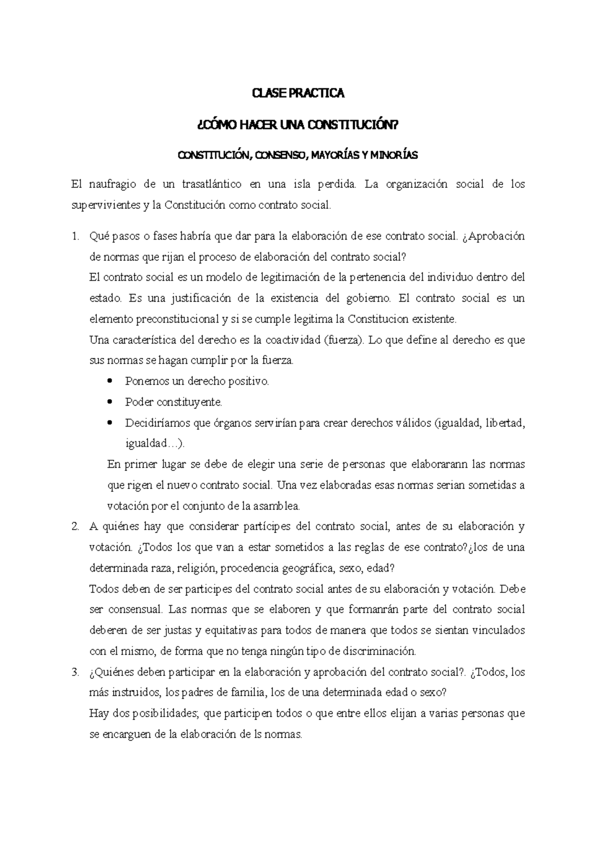Práctica 1 - practica 1 derecho constitucional - CLASE PRACTICA ¿CÓMO ...