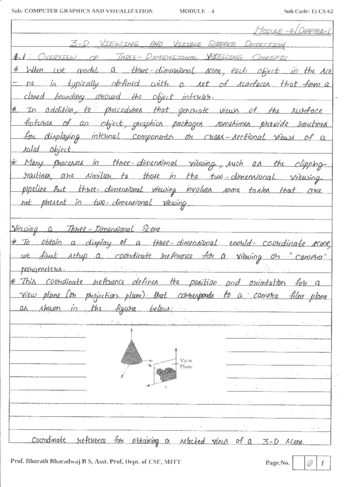 Module-4 notes 5 - Sub: COMPUTER GRAPHICS AND VISUALIZATION MODULE 4 ...