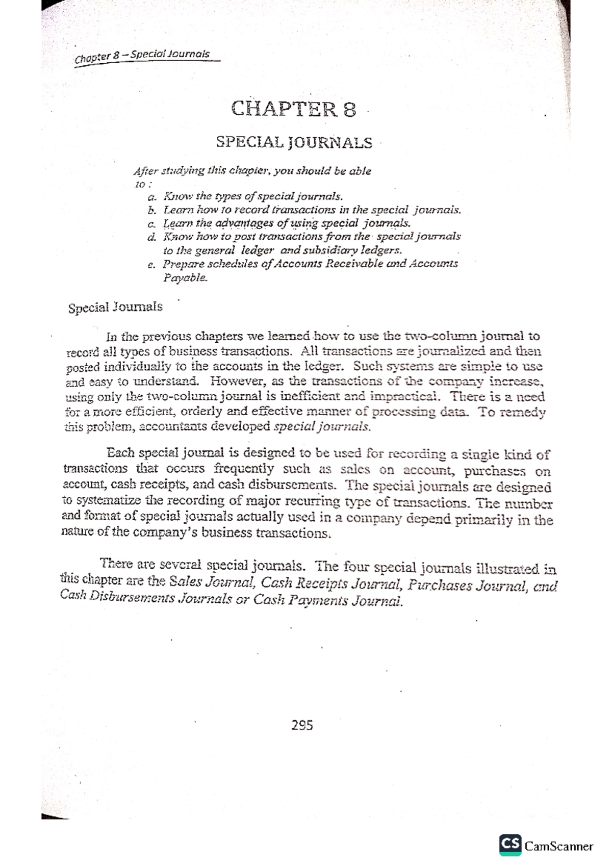 Special Journals - Accountancy, Business, and Management (ABM) - Studocu