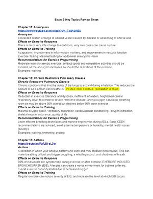 4324 Mod 07 Assignment Study Guide - Module 7 Assignment – Chronic Conditions Strongly ...