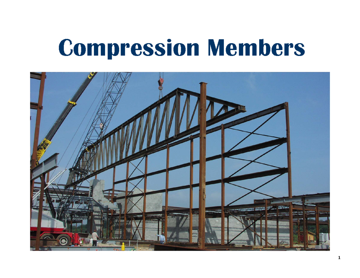 3 Compression Members - 2011 new - Compression Members Introduction ...