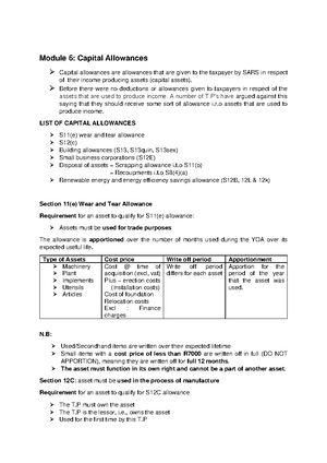 IAS 12 Deferred Tax tutorial - Deferred Tax Tutorial QUESTION 1 Note ...