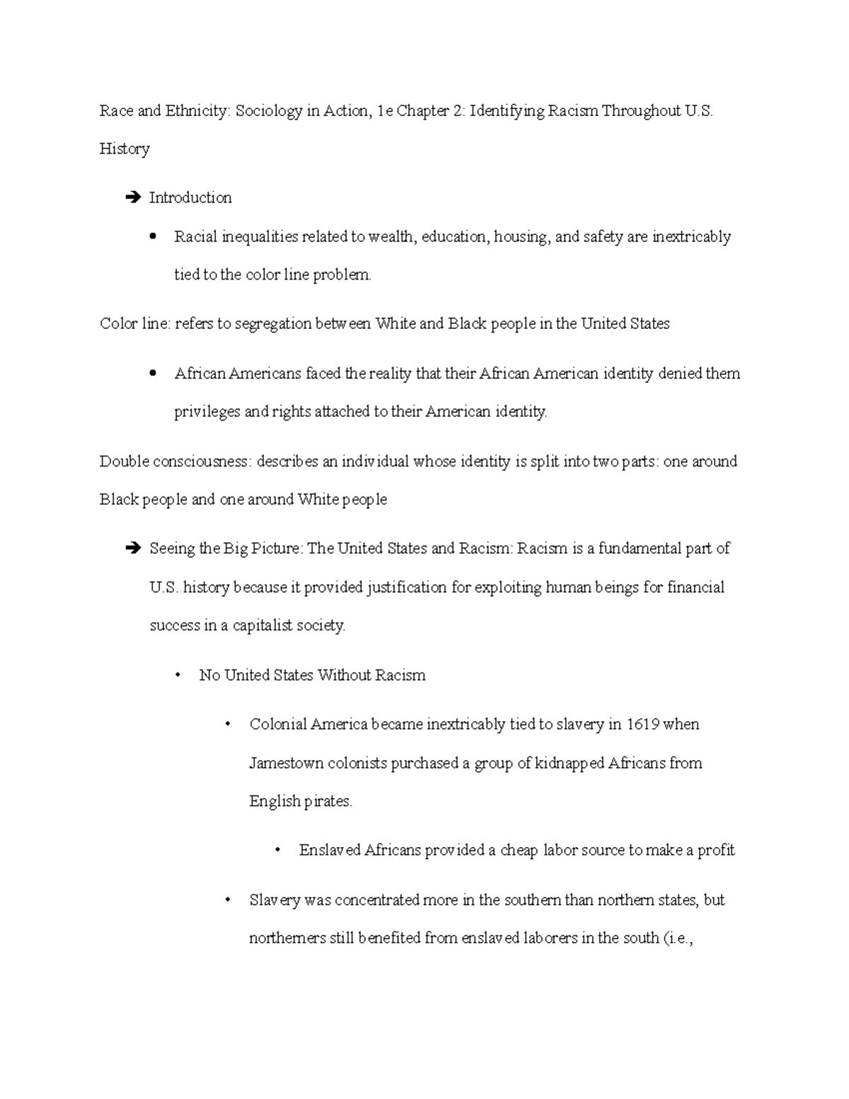 Identifying Racism - History Introduction Racial inequalities related ...