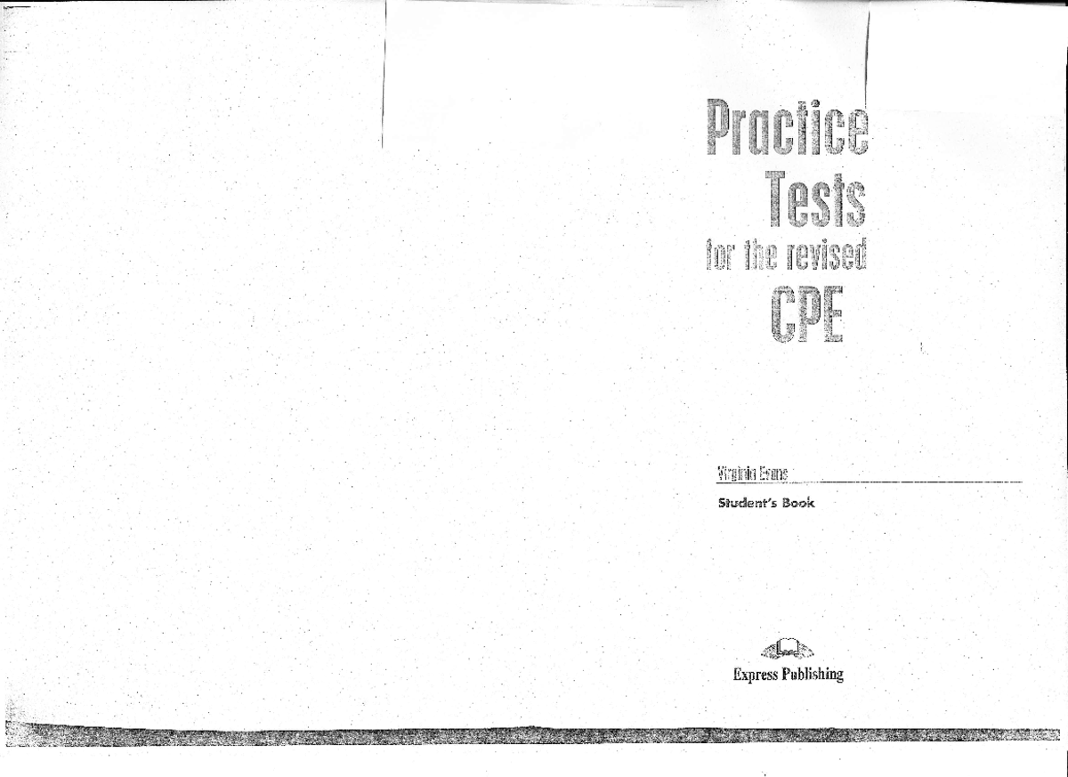 Practice Tests CPE 3 - Practice Tests for the revised CPE Virginia ...
