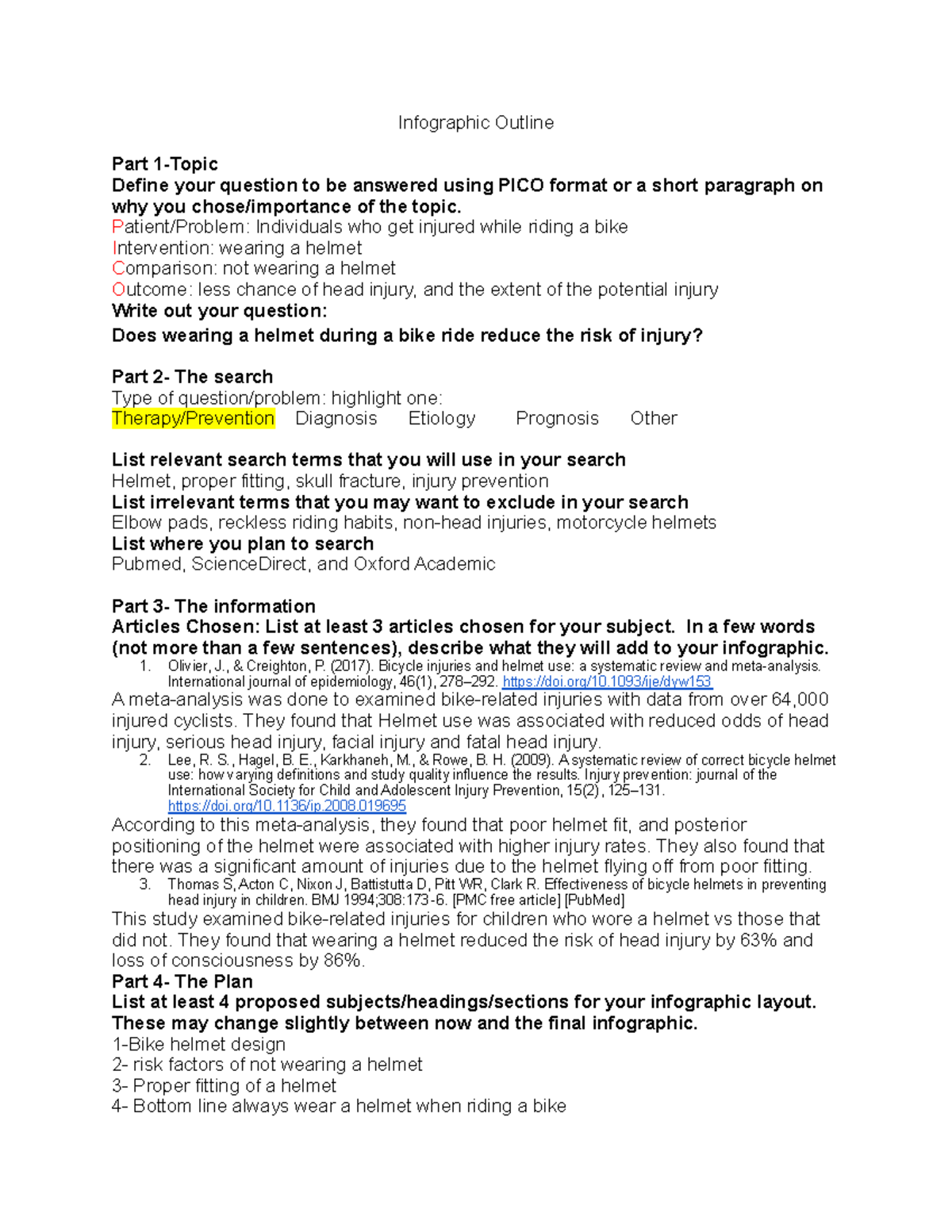 notations and other - Infographic Outline Part 1-Topic Define your ...