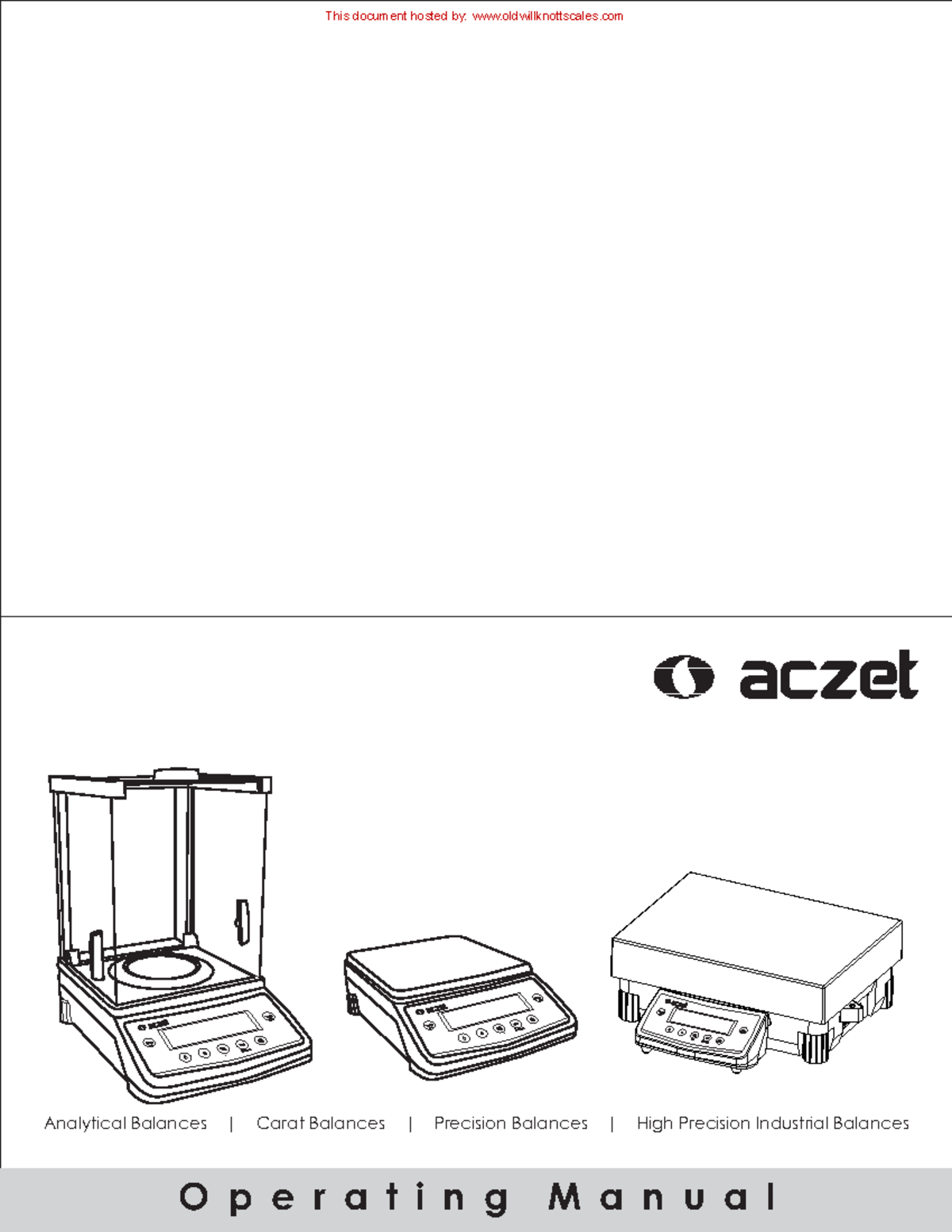 Precision-balance - good - O p e r a t i n g M a n u a l Analytical ...