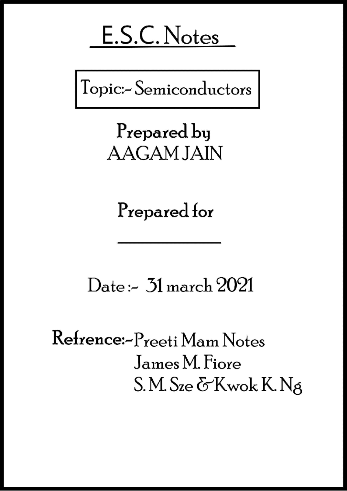 Semiconductor notes - This pdf contains the content which will help ...
