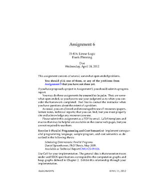 First order logic - Lecture notes from class - Midterm Monday thru prop ...