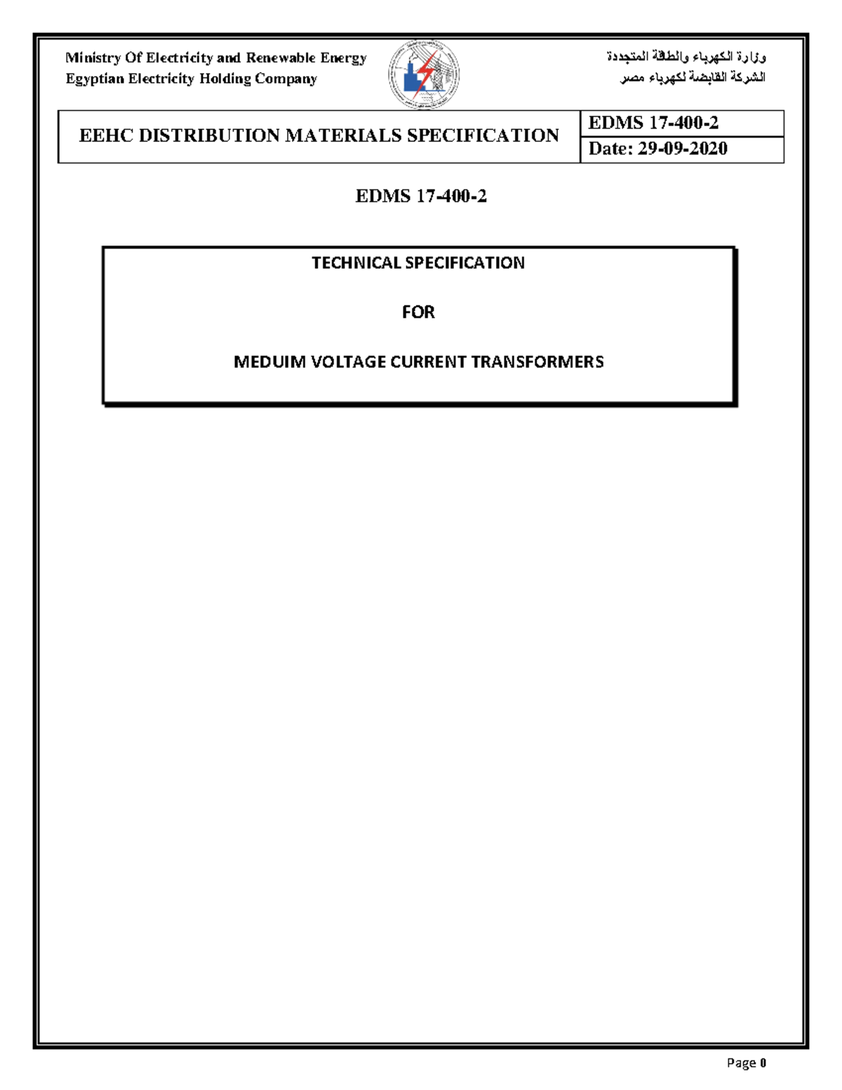 M-v-current-transformers (1) - Egyptian Electricity Holding Company ...