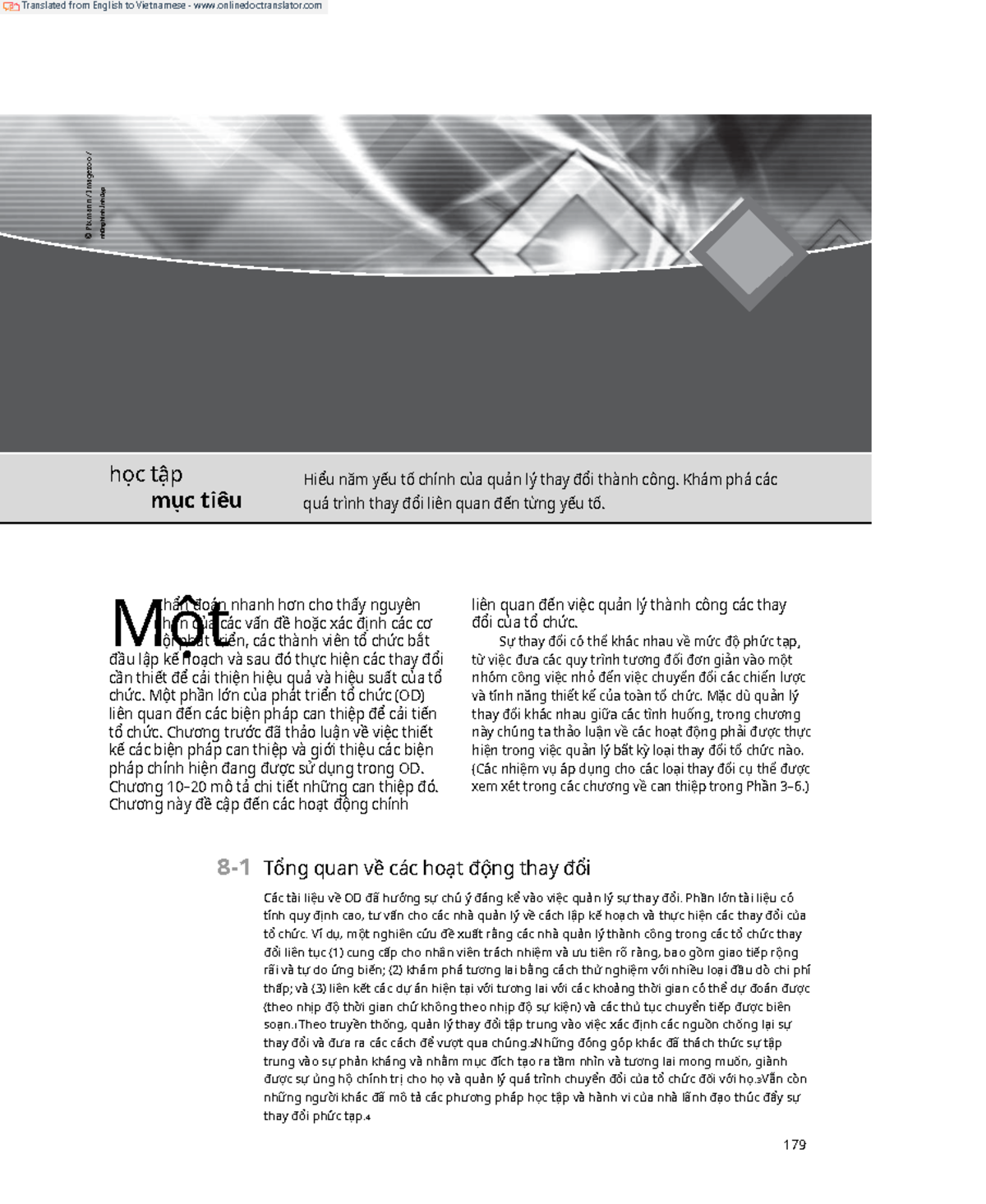 C8 đã dịch - QUẢN TRỊ SỰ THAY ĐỔI - TS. CAO QUỐC VIỆT - hßc t¿p mÿc tiêu Hißu n m y¿u tß chính ...