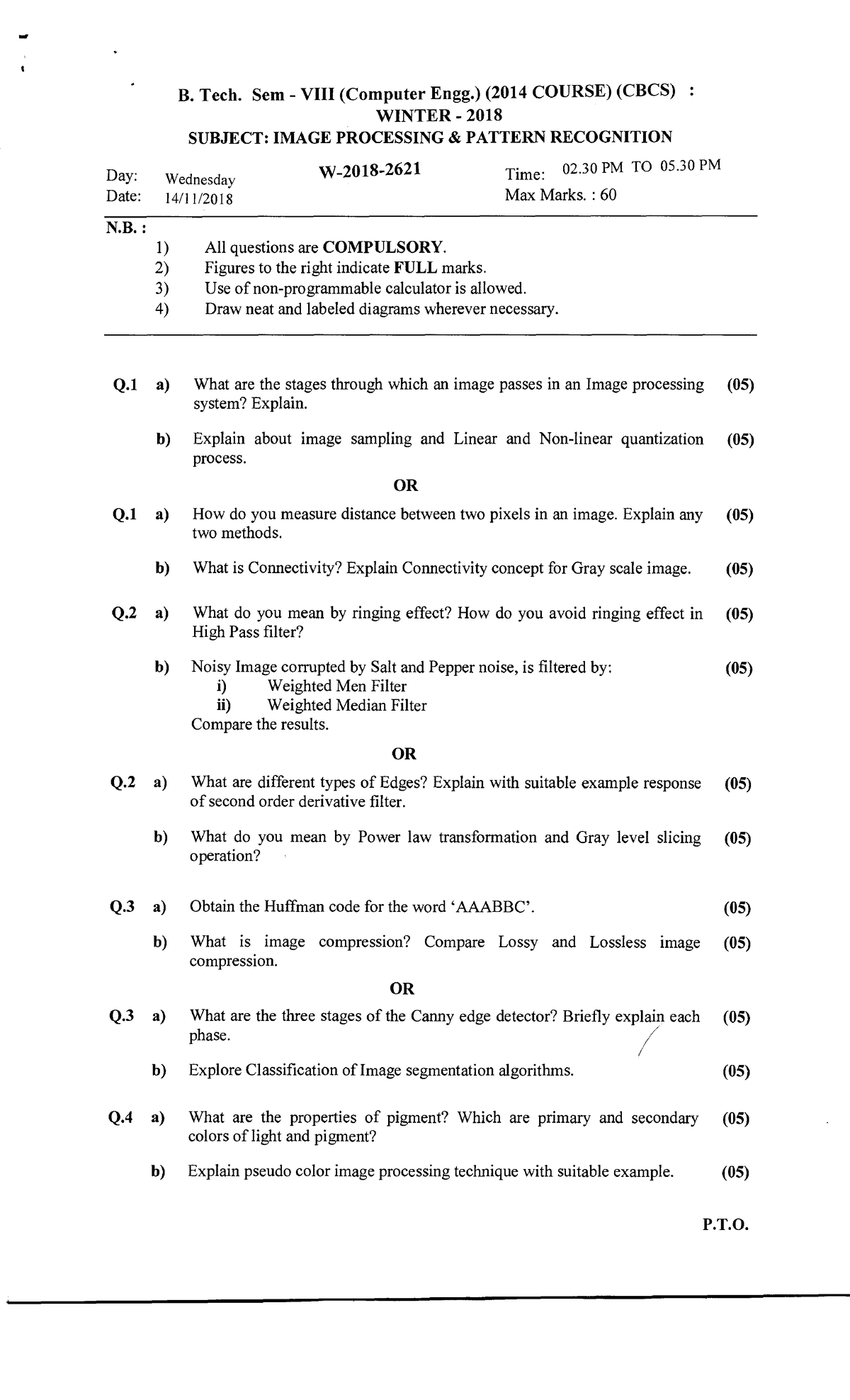 Image Processing Pattern Recognition - Digital signal processing - Studocu