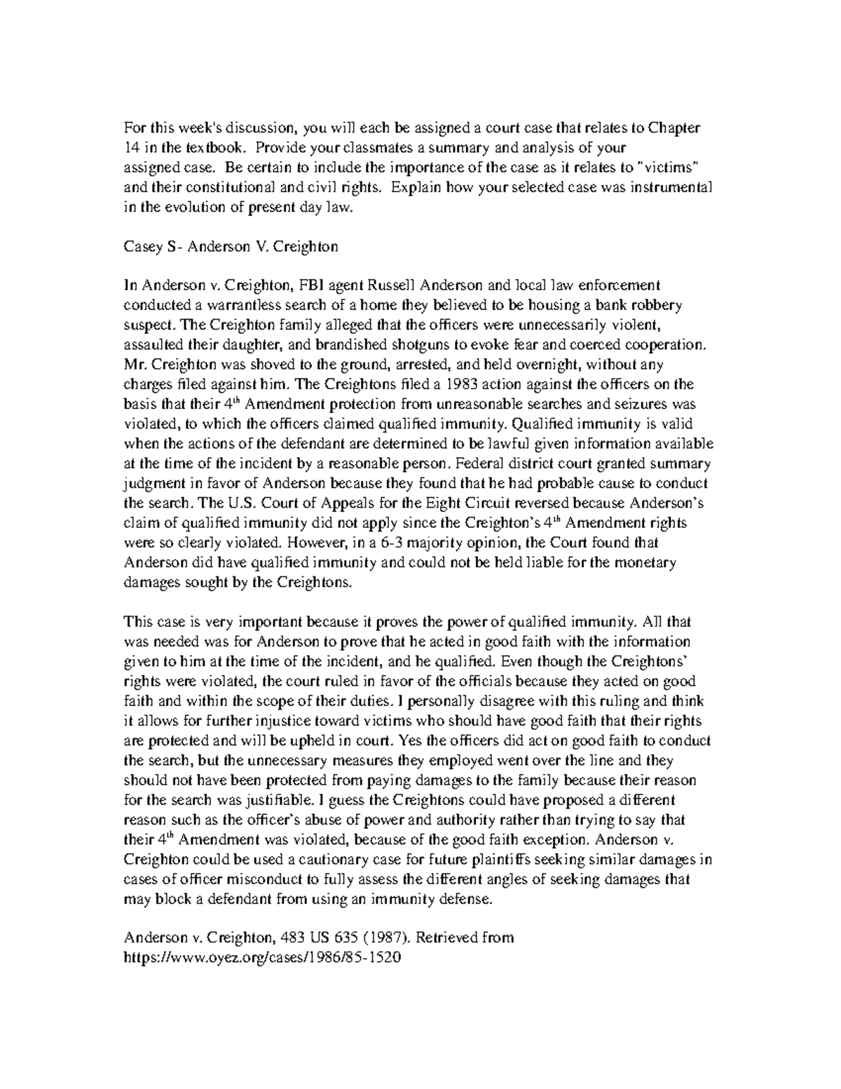 Week 6 discussion - Professor Geller - For this discussion, you will ...