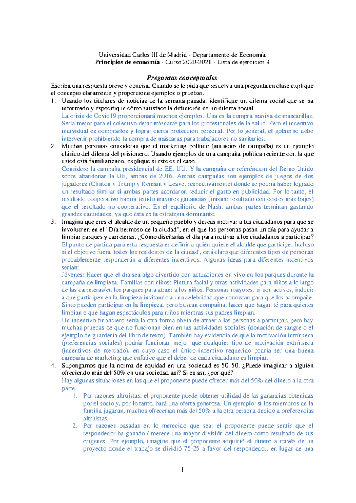 Principles Problem Set 3 Sol 20-21 v2 Esp - Universidad Carlos III de Madrid - Departamento de ...