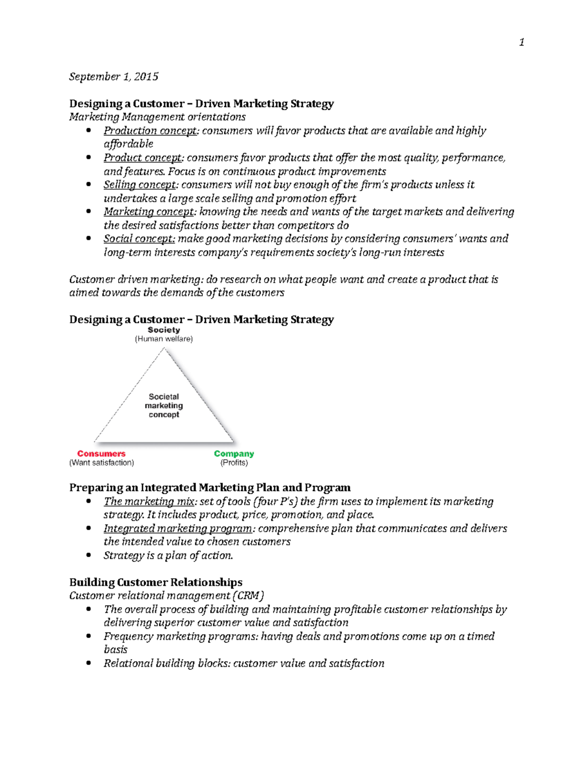 Sep 1 MAR - Notes for ualbany class - 1 September 1, 2015 Designing a ...