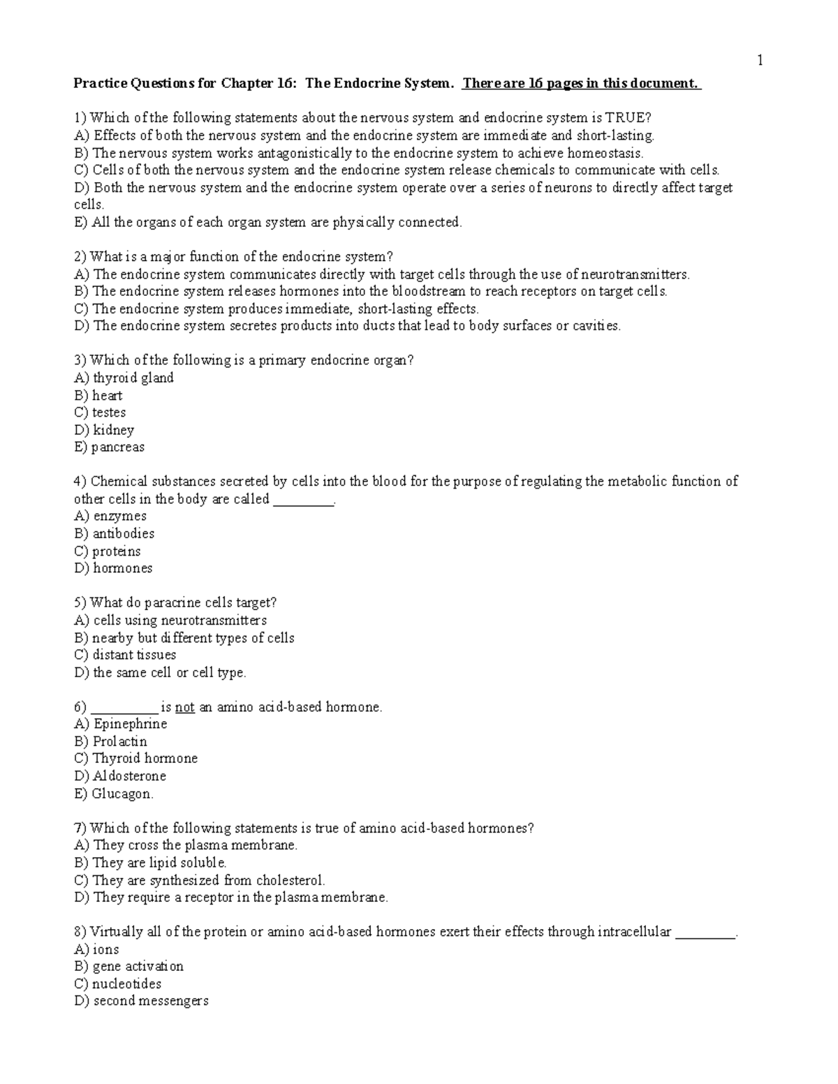 Chapter 16 Practice Test Questions - Hybrid 2019 - Practice Questions ...