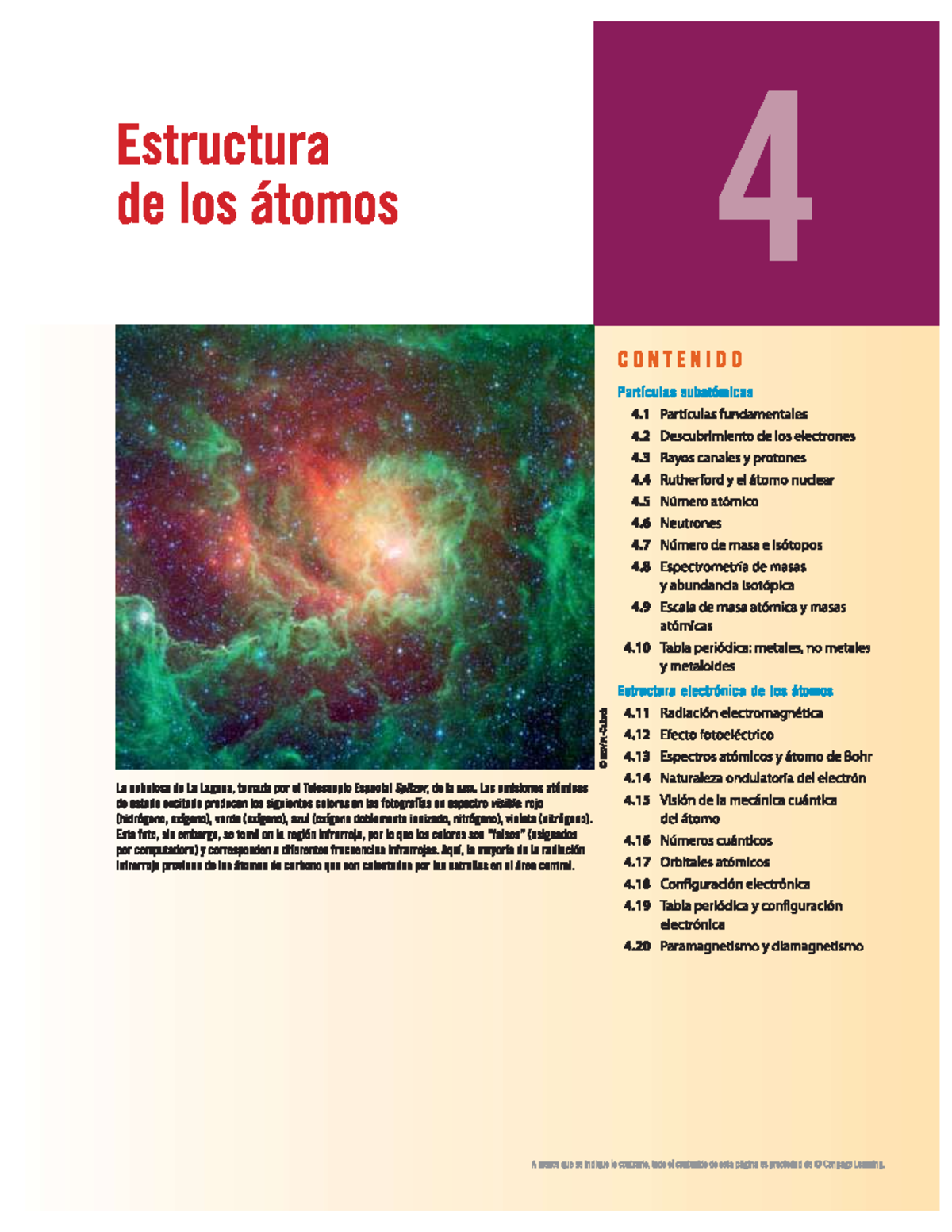 Whitten - Estructura atómica - Química General - Studocu