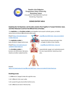 (SEMI Detailed Lesson PLAN) - Republic of the Philippines Pangasinan State University Bayambang ...