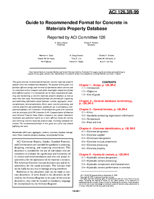 ACI-117-90 Standard Specifications for Tolerances for Concrete ...
