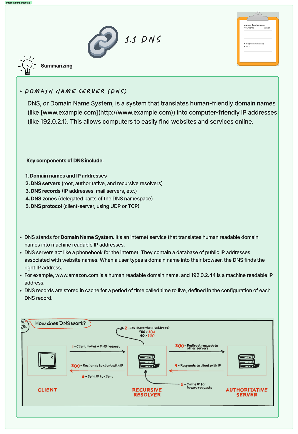 Internet Fundamentals - 0.2). This allows computers to easily find ...