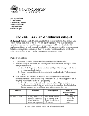 Fitness Assessment Essay - EXS-200 - GCU - Studocu