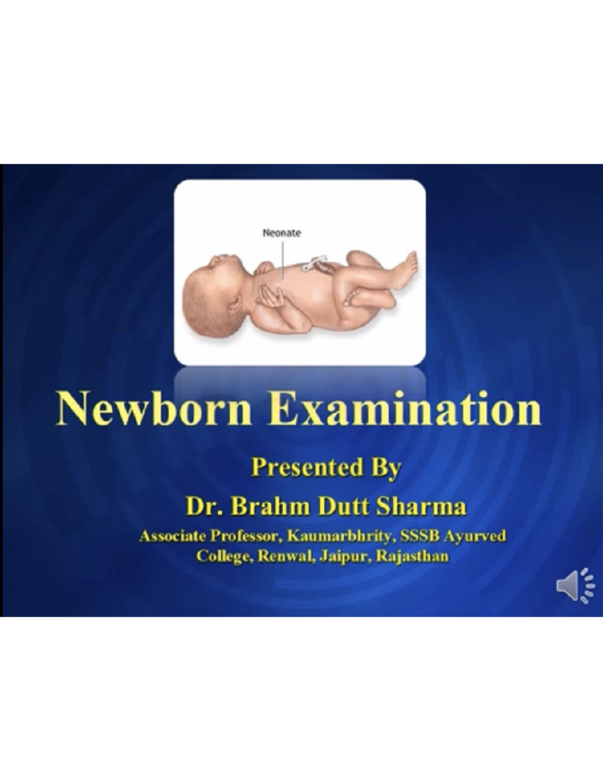 Newborn baby examination 08-06-2022 13-09-36 - Medical examination ...