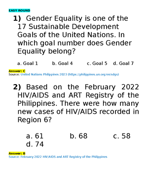 Population Development QUIZ Reviewer - POPULATION DEVELOPMENT QUIZ ...