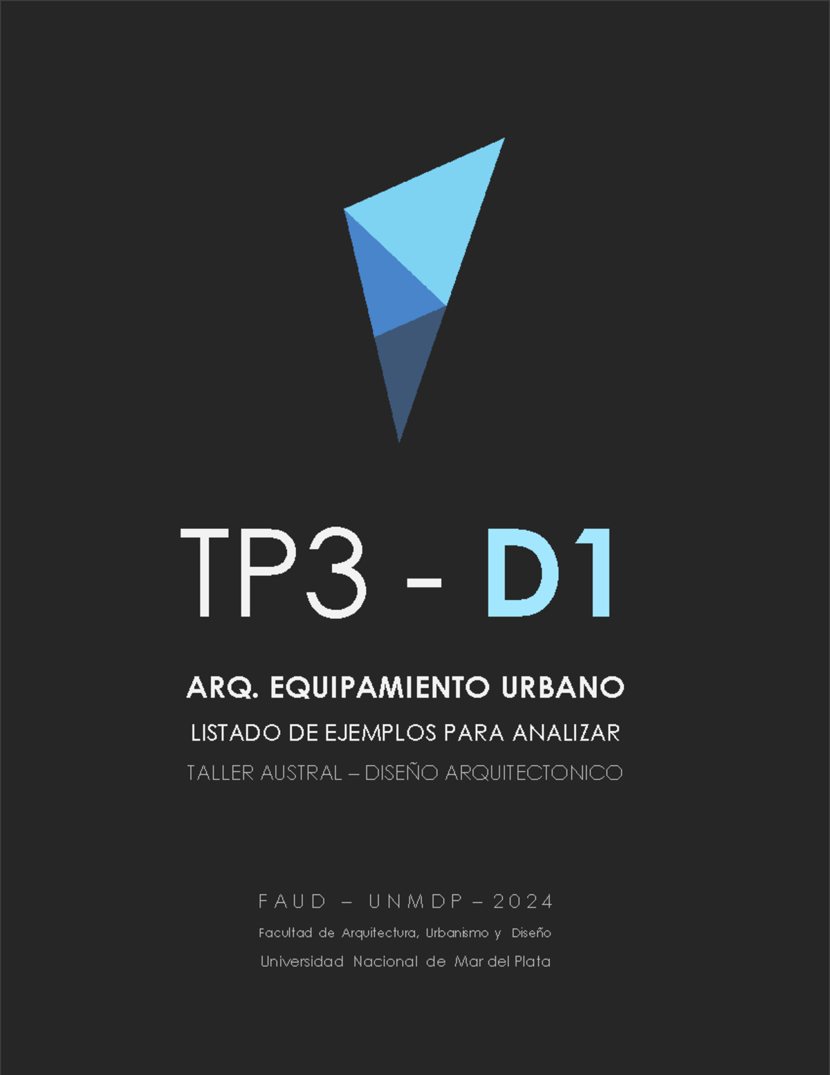 Ejemplos TP3 - Equipamiento Urbano - TP3 - D ARQ. EQUIPAMIENTO URBANO ...
