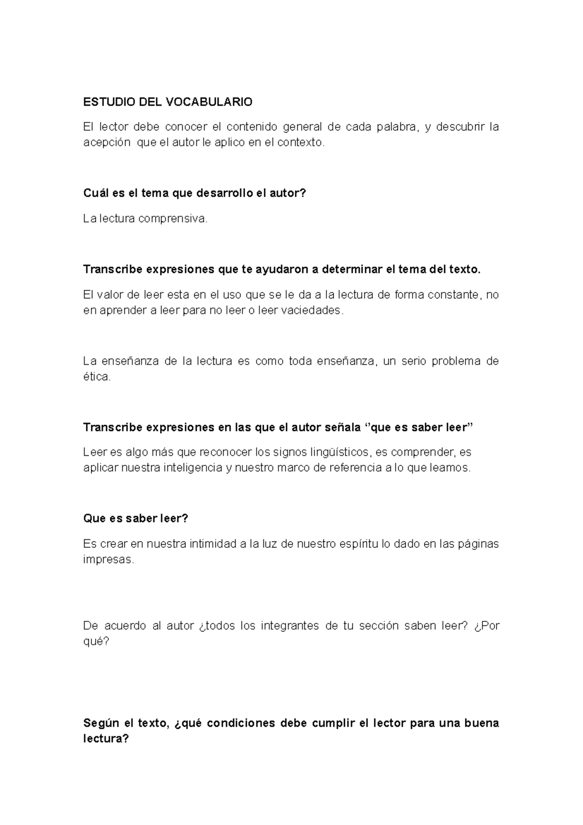 Español 1 - Lectura compresiva, El signo lingüístico y la Comunicación ...