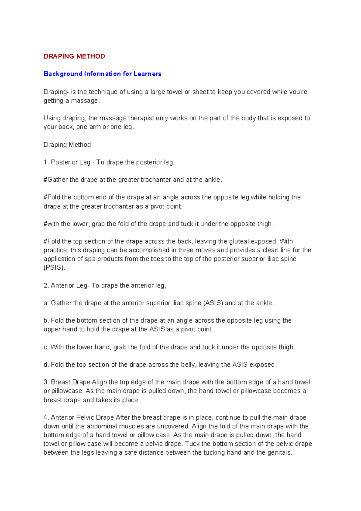 TLE- Reviewer - DRAPING METHOD Background Information for Learners ...