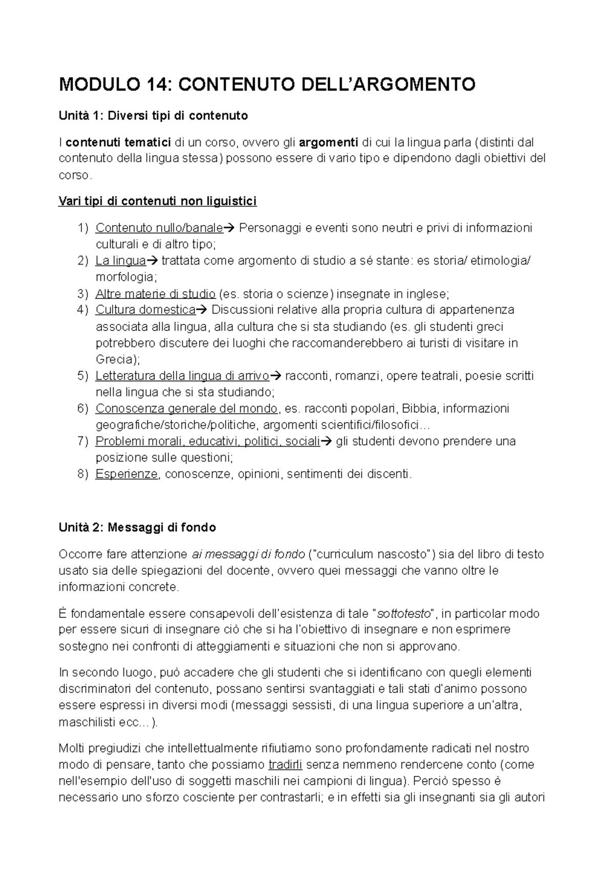 Modulo 14 - A Course in English Language Teaching - MODULO 14 ...