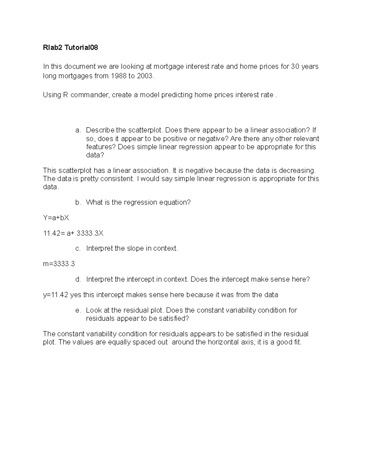 Stabb 22 R Lab 2 Practice - Rlab2 Tutorial In this document we are ...