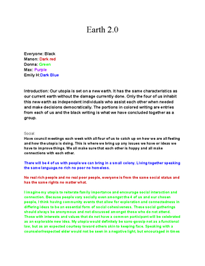 Utopia Project Group 1 - Utopia By Hannah Graber, Gabriel Reese, and ...