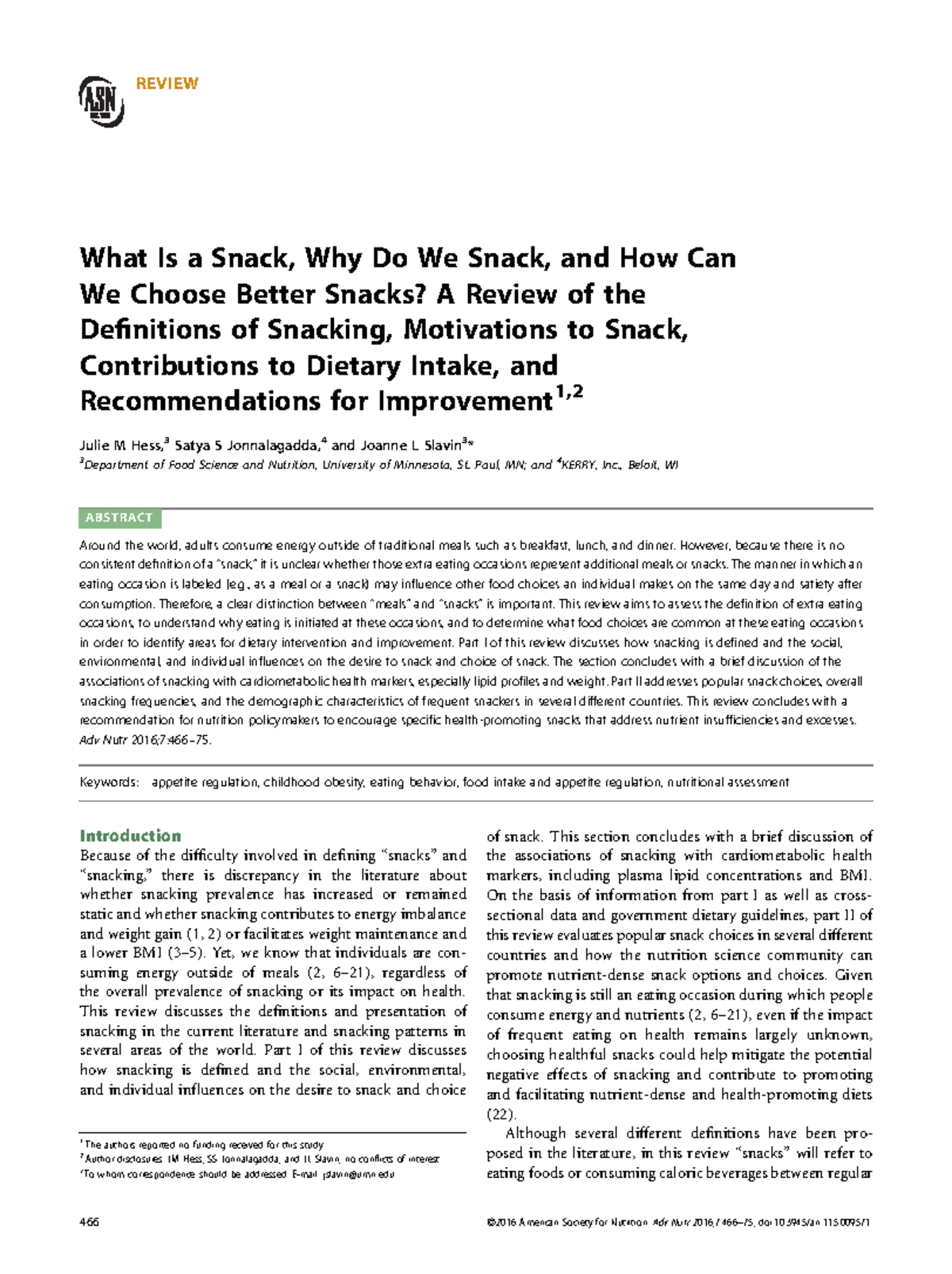 What is a snack - REVIEW What Is a Snack, Why Do We Snack, and How Can ...