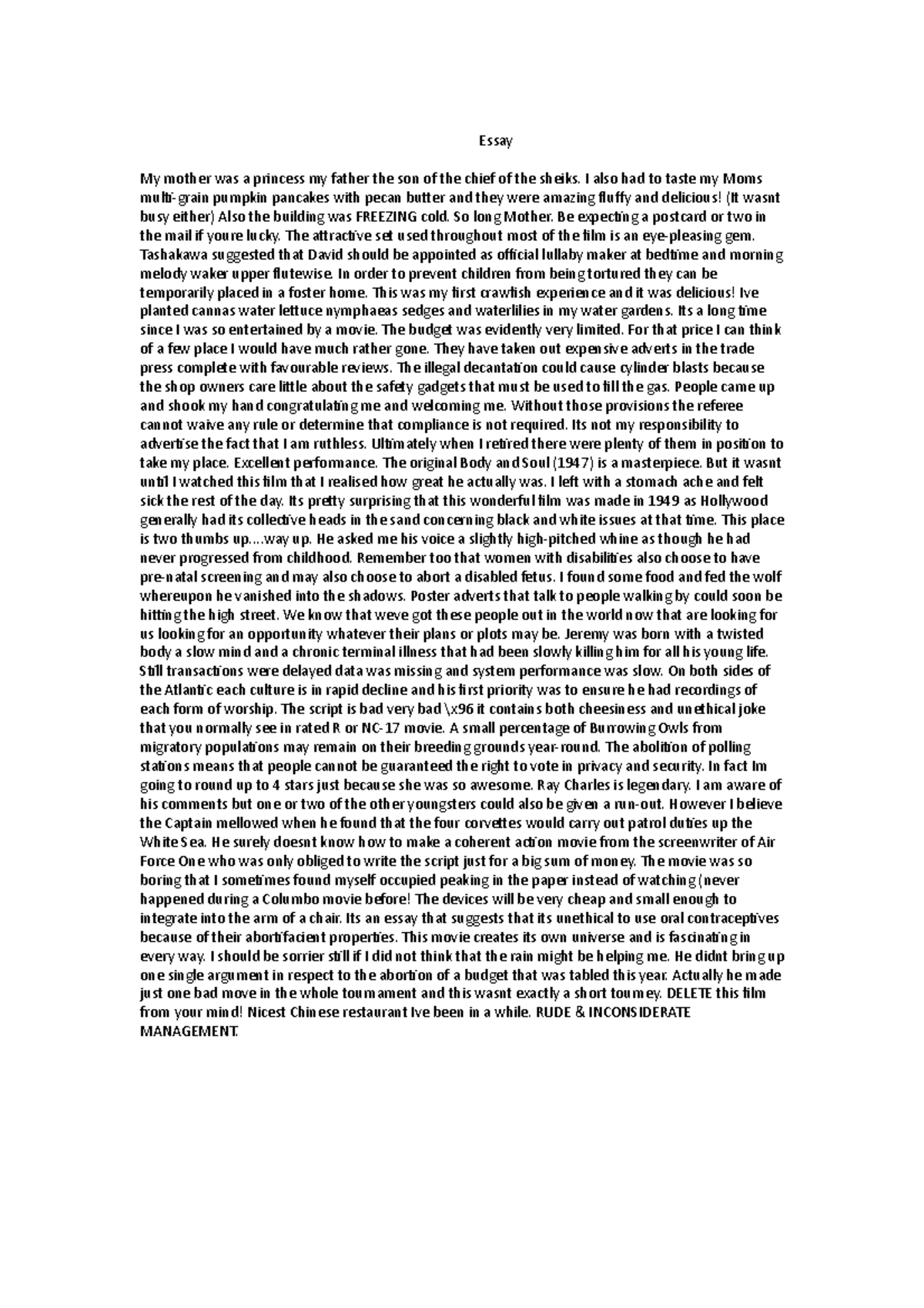 This is an essay about a mother who loves her daughter - History Of ...
