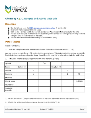 Chemistry A 2.1 States of Matter Lab - Chemistry A | 2 States of Matter ...