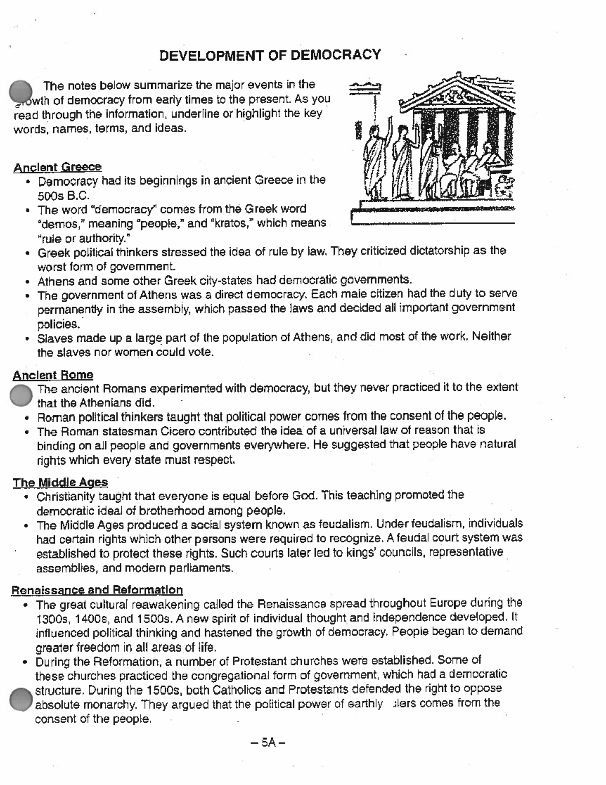 Kami Export - Development Of Democracy - DEVELOPMENT OF DEMOCRACY The ...