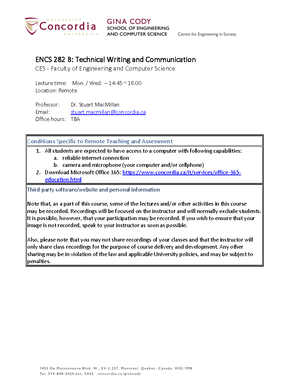 Assessment Rubric - Innovation proposal presentation - ENCS 282 ...