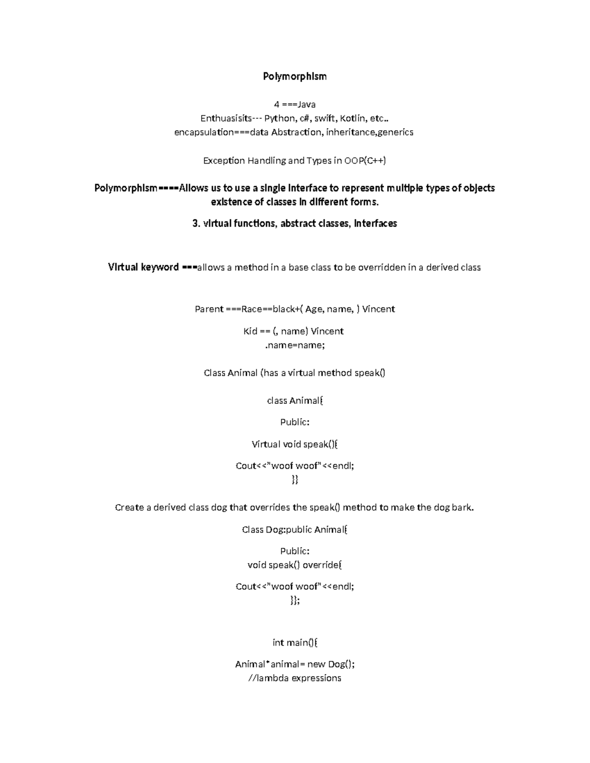 Employment and unemployment - Polymorphism 4 ===Java Enthuasisits- Python, c#, swift, Kotlin ...