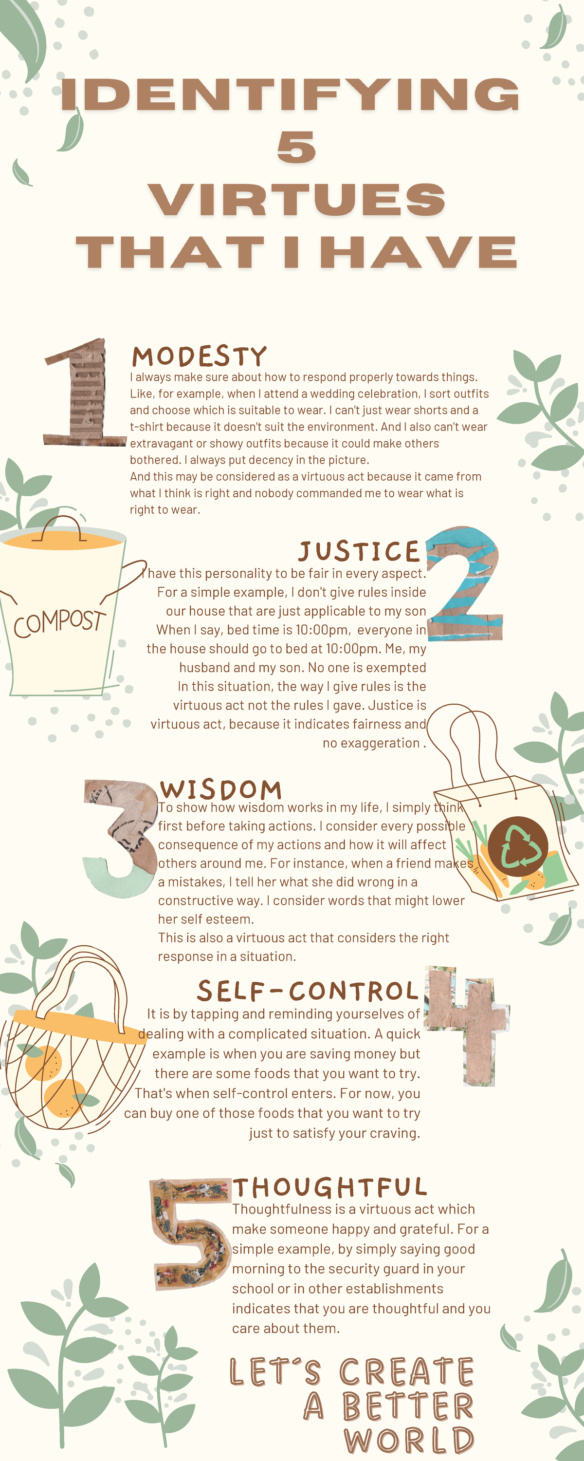 Identifying 5 virtues that I have - Thoughtfulness is a virtuous act ...